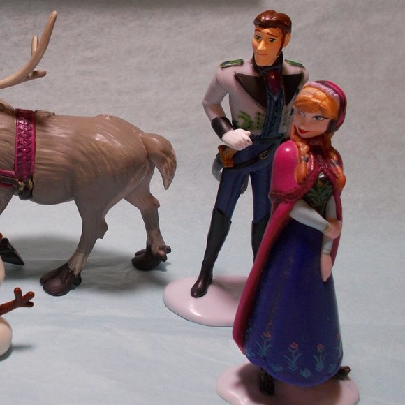 Disney | Toys | Disney Frozen Figurinestoys Set Of 5 Elsa Anna Hans ...